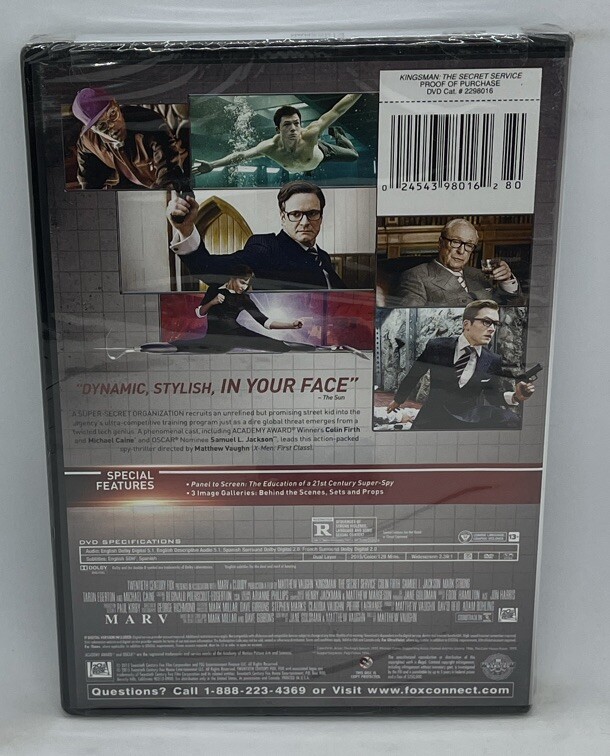 Kingsman : The Secret Service (DVD, 2015) | eBay