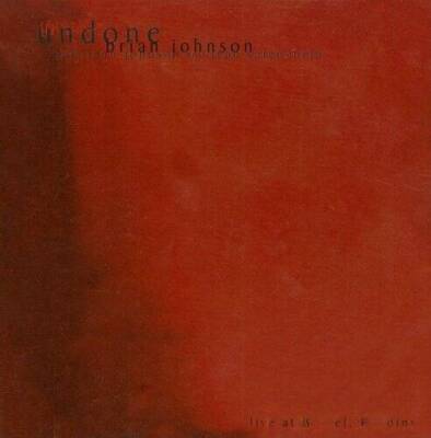Undone - Audio CD By Brian Johnson - VERY GOOD | eBay