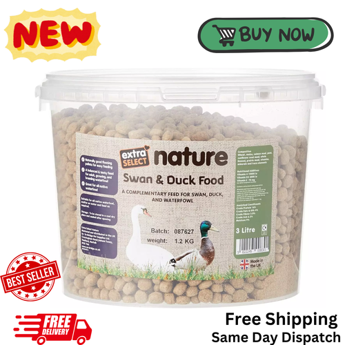 Premium Swan and Duck Food Floating Pellets - Nutritious and Healthy ...