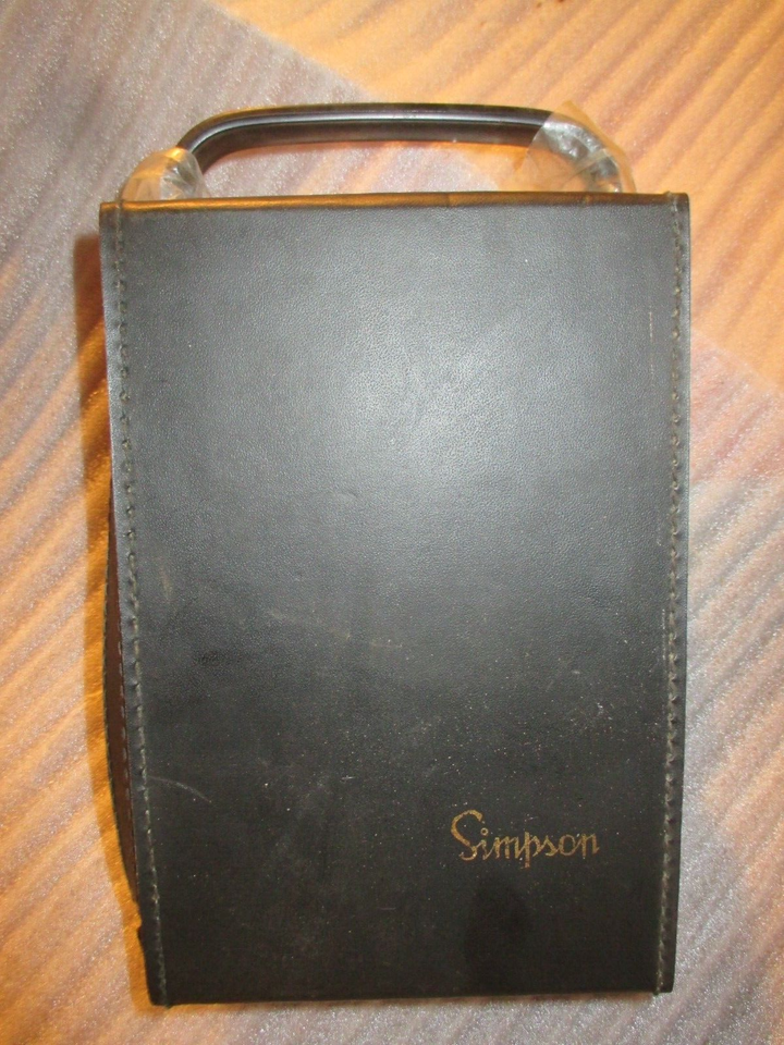 Simpson 260 Multimeter- With Leads and Leather case | eBay