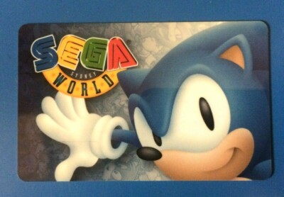 Sega World Sydney Access Card | eBay Australia