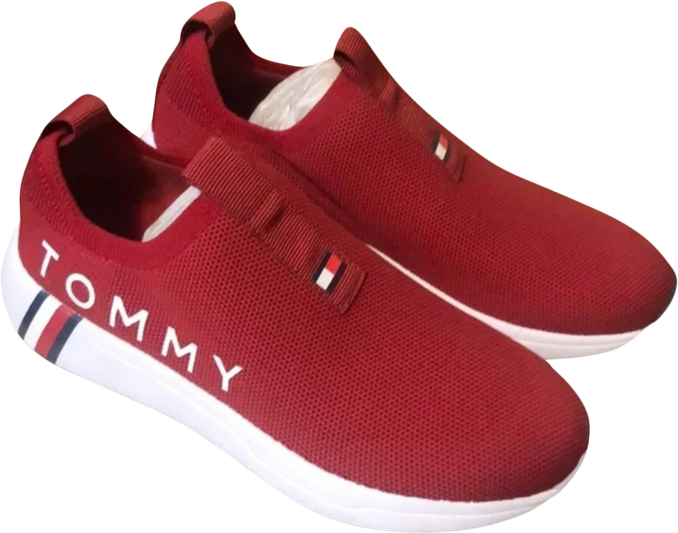 Tommy Hilfiger Aliah Slip-On Sneakers / Shoes - NEW Womens 10 Red ...