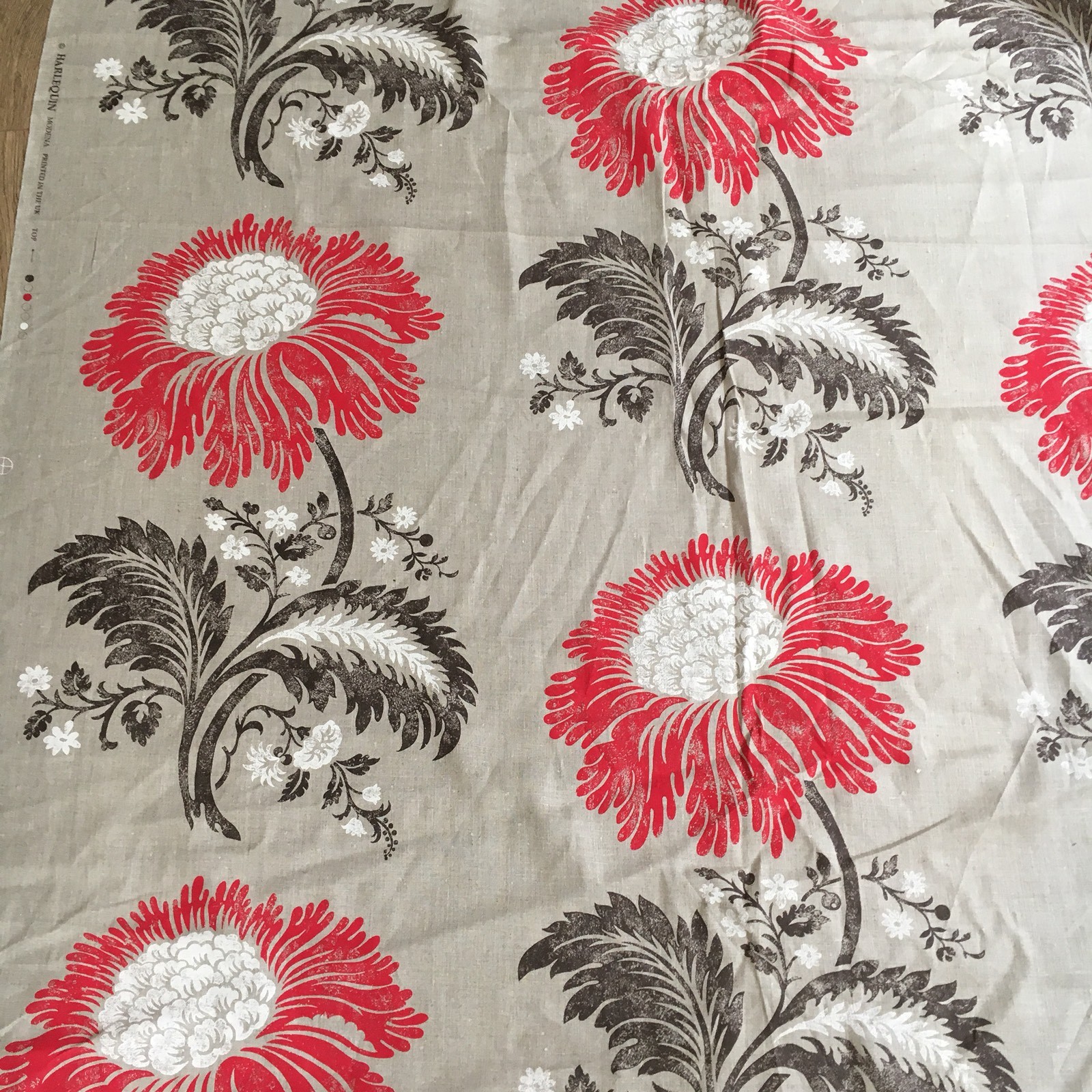 Harlequin fabric curtain Upholstery material"Modena”lovely 9.4m Piece ...