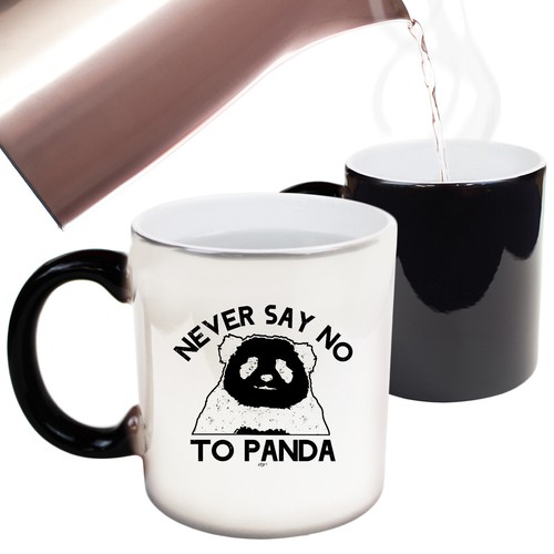 Never Say No To Panda Funny Mugs Novelty Colour Changing Mug GIFT BOXED ...