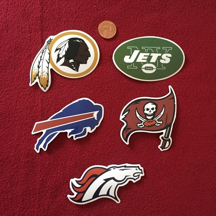 NFL Stickers - American Football Team Logo Badge New | eBay