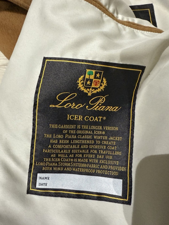Loro Piana Brown Cashmere Icer Coat Size Large | eBay