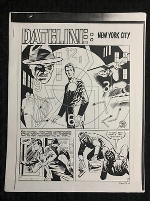 EXTRA DATELINE NEW YORK CITY #4 EC Comics 8pg B&W Preview FN+ 6.5 ...
