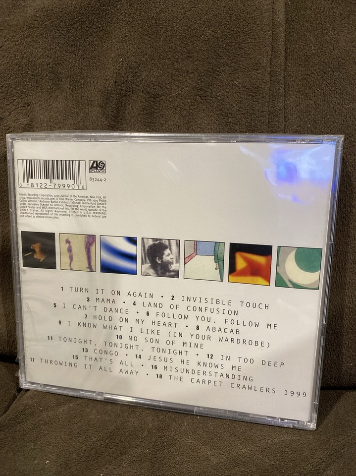 Genesis TURN IT ON AGAIN CD The Hits 1999 18 Tracks New Sealed MINT ...