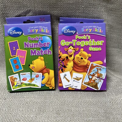 Disney Winnie the Pooh - Early Skills -First Words Number Match & Go ...