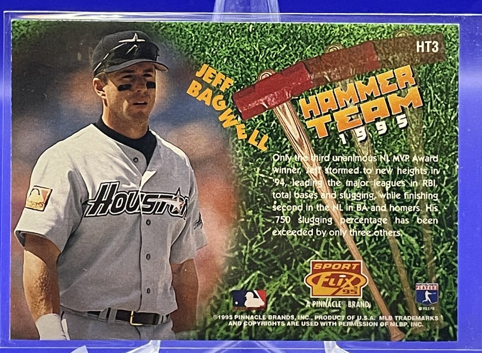 1995 Sportflix Hammer Team #HT3 Jeff Bagwell | eBay
