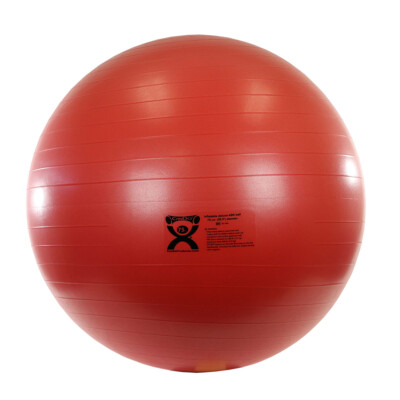 CanDo Inflatable Exercise Ball - ABS Extra Thick - Red - 30" (75 cm) | eBay