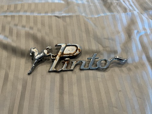 Vintage PINTO Metal Car Emblem Logo Ford Early 70's Nameplate Badge | eBay