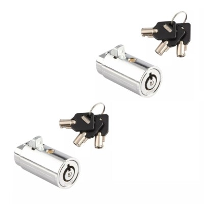 2pcs Keyed Different Vending Machine T Handle Lock Cylinder Plug Locks ...