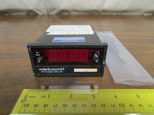 Alphacell DPM-35-LC-2R Digital Panel Meter Vintage | eBay