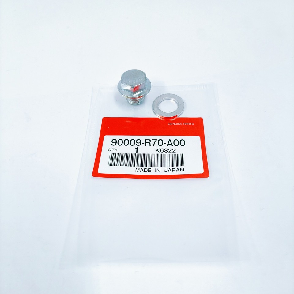 New For Honda/Acura Engine Oil Pan Drain Bolt Plug with Washer 90009 ...