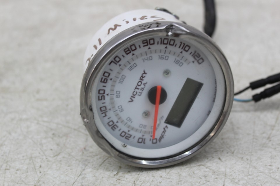 08 VICTORY VEGAS SPEEDO TACH GAUGES CLUSTER SPEEDOMETER TACHOMETER (SEE ...