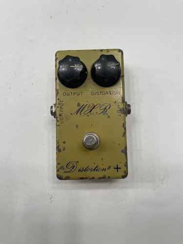 MXR Distortion + Plus Overdrive Vintage 1978 Script Logo Guitar Effect Pedal | eBay