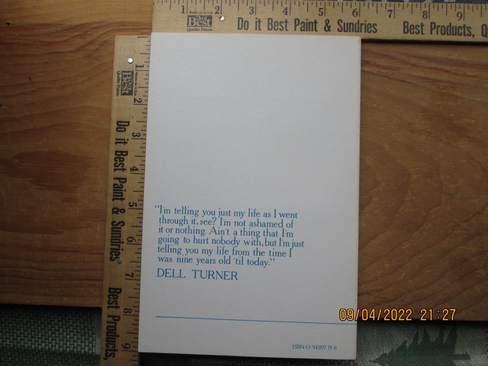dell turner the stories of his life northeast folklore - john t. meader ...