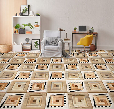 3D Square Pattern 383NA Floor WallPaper Murals Wall Print 5D AJ ...
