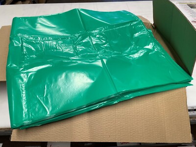 Green Refuse Sacks - Box of 200 - 437mm x 737mm x 965mm -(90Ltr 15KG ...