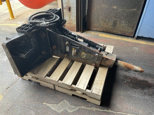 John Deere HH40C Hydraulic Hammer Worksite Pro Skid Steer Attachment ...