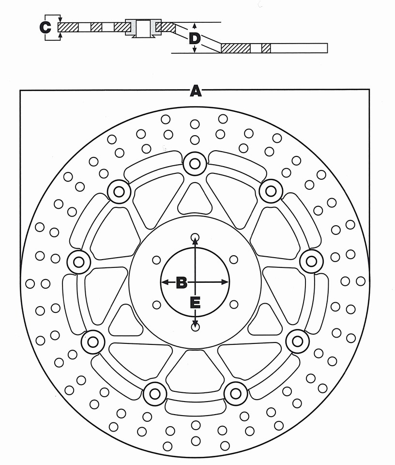 TRW Bremsscheibe ABE hinten für Suzuki RM-Z 250 RJ41/42 07- MST305EC | eBay