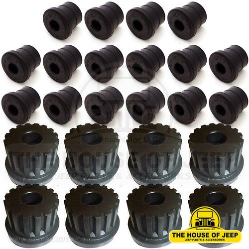 Front & Rear Leaf Spring Suspension Shackle Kit (16) 09305-13002 (8 ...