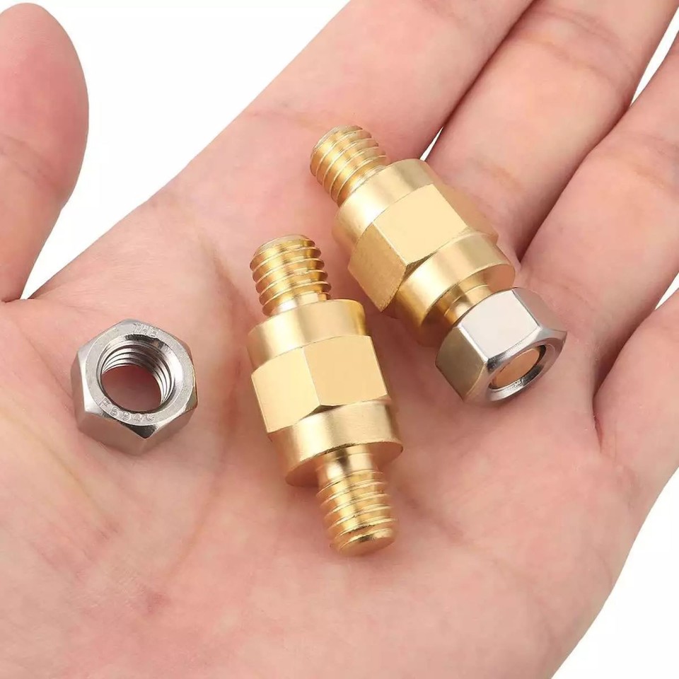 2 Set Side mount battery terminal extender adapter bolt easy to install ...