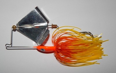 1/2 Oz. D-J Lures Custom Made "Head Thumper" Buzzbait(Orange/Yellow ...