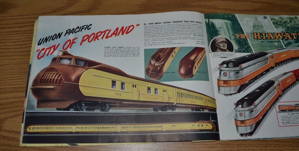Lionel 758W Union Pacific M10000 Train Set 752W 4 Cars Boxes Excellent ...