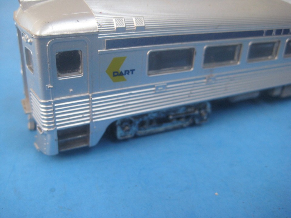 Vintage HO Passenger Train Car & Kit - Silver Sides JC Models & RN DART ...