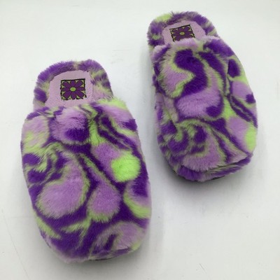 Oobees Womens Rare Vintage Retro Platform Slippers Size Medium | eBay