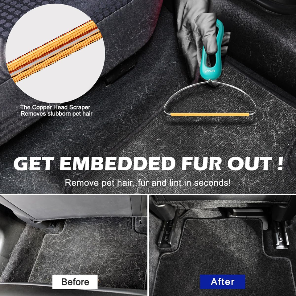 Pet Hair Remover 3-Pack, Dog Cat Hair Remover, Lint Shaver Cleaner Pro ...