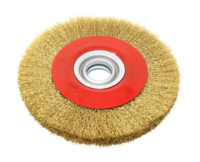 WEN WW8058 8-Inch by 3/4-Inch Crimped Steel Bench Wire Wheel with Arbor ...