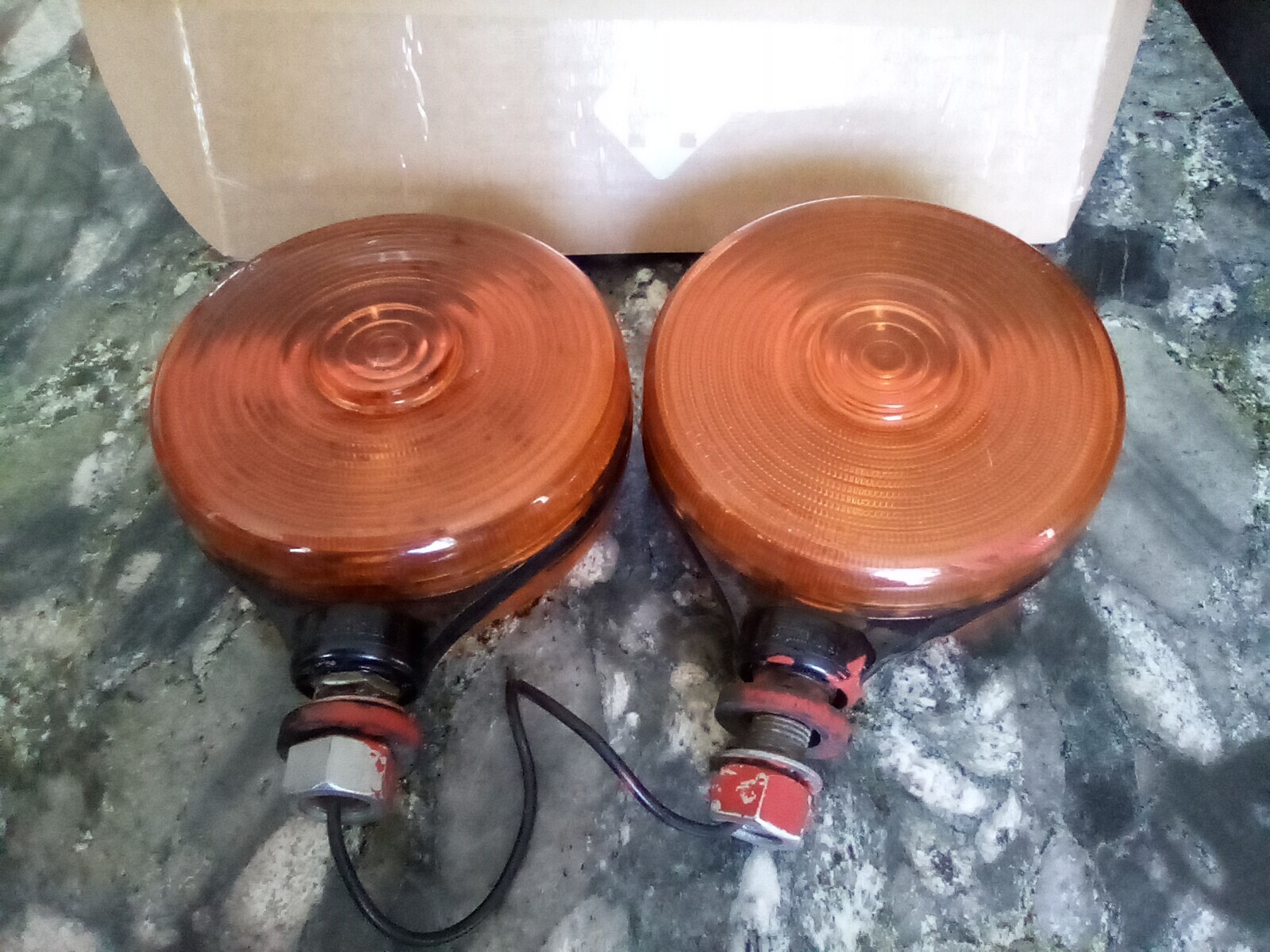 2 Signal Stat Double-Sided Amber Lights | eBay