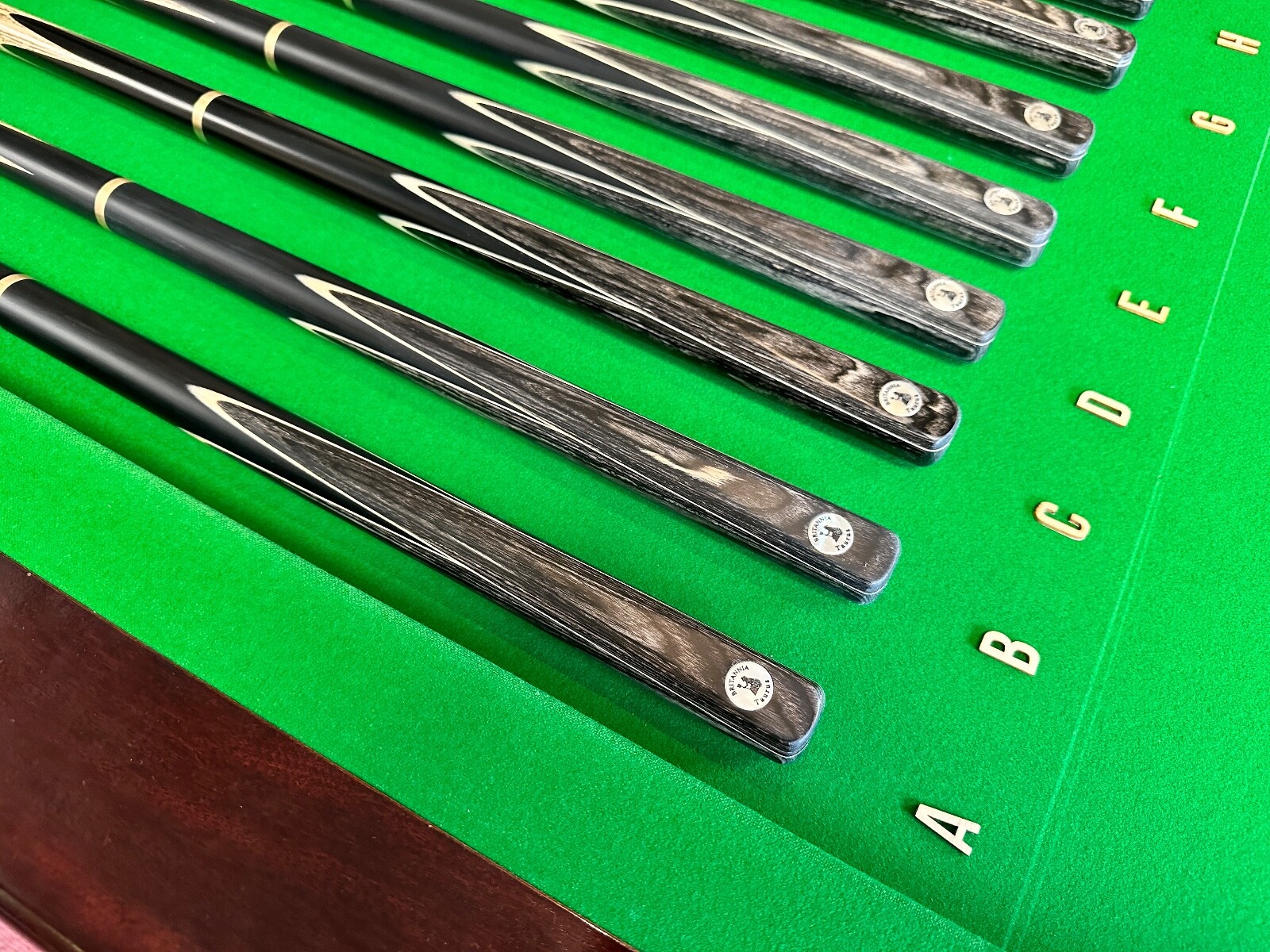 Britannia Taurus 3/4 Hand Spliced 58" Snooker Cues - Chesworth Cues ...