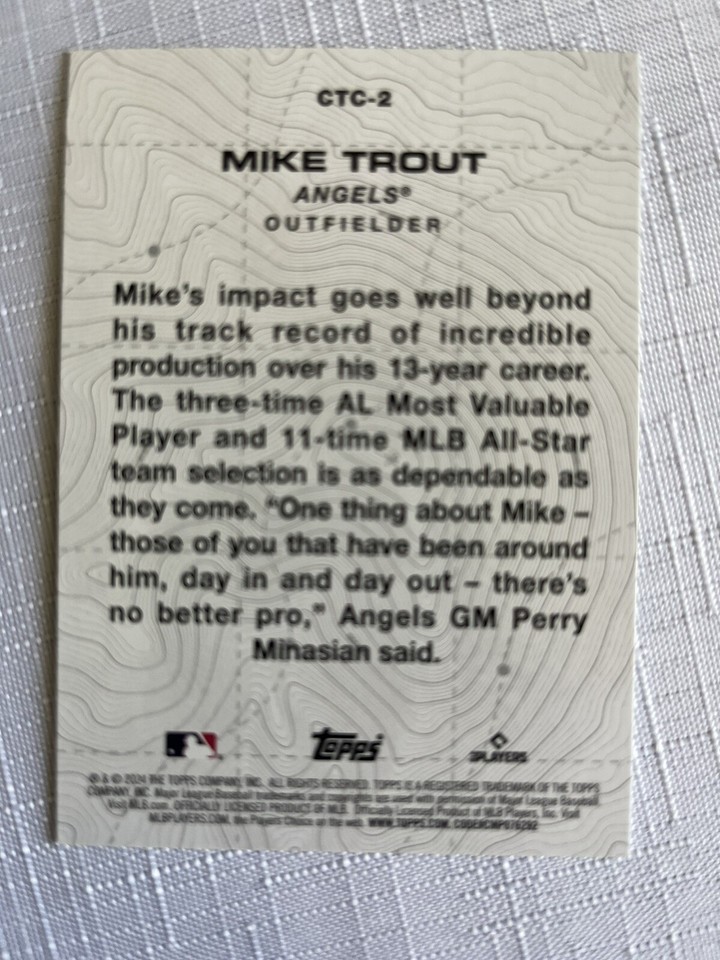 2024 Topps Series 2 - MIKE TROUT - City To City Insert #CTC-2 | eBay
