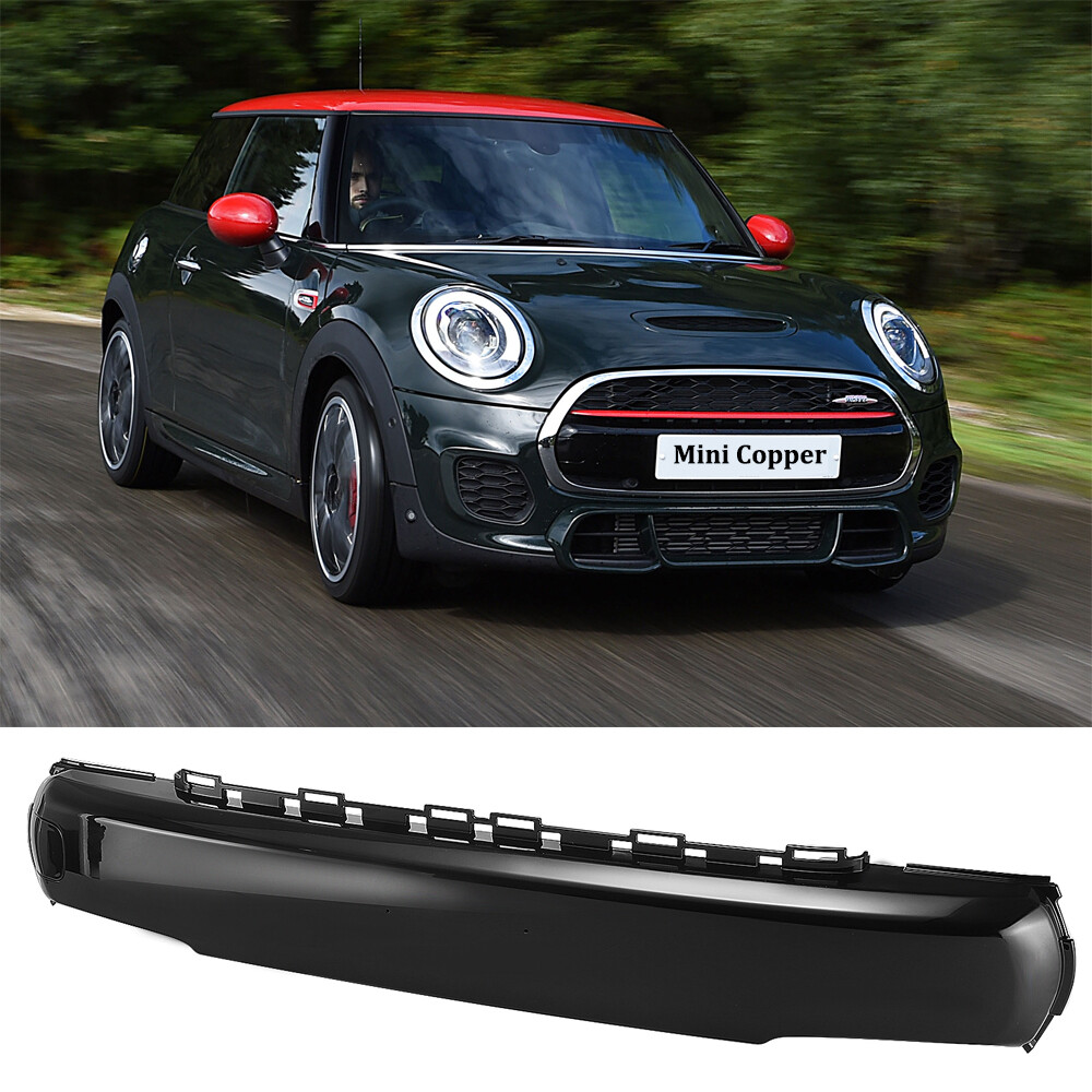 51117337791 Mini F55 F56 F57 Cooper JCW Front Number Plate Cover Gloss ...