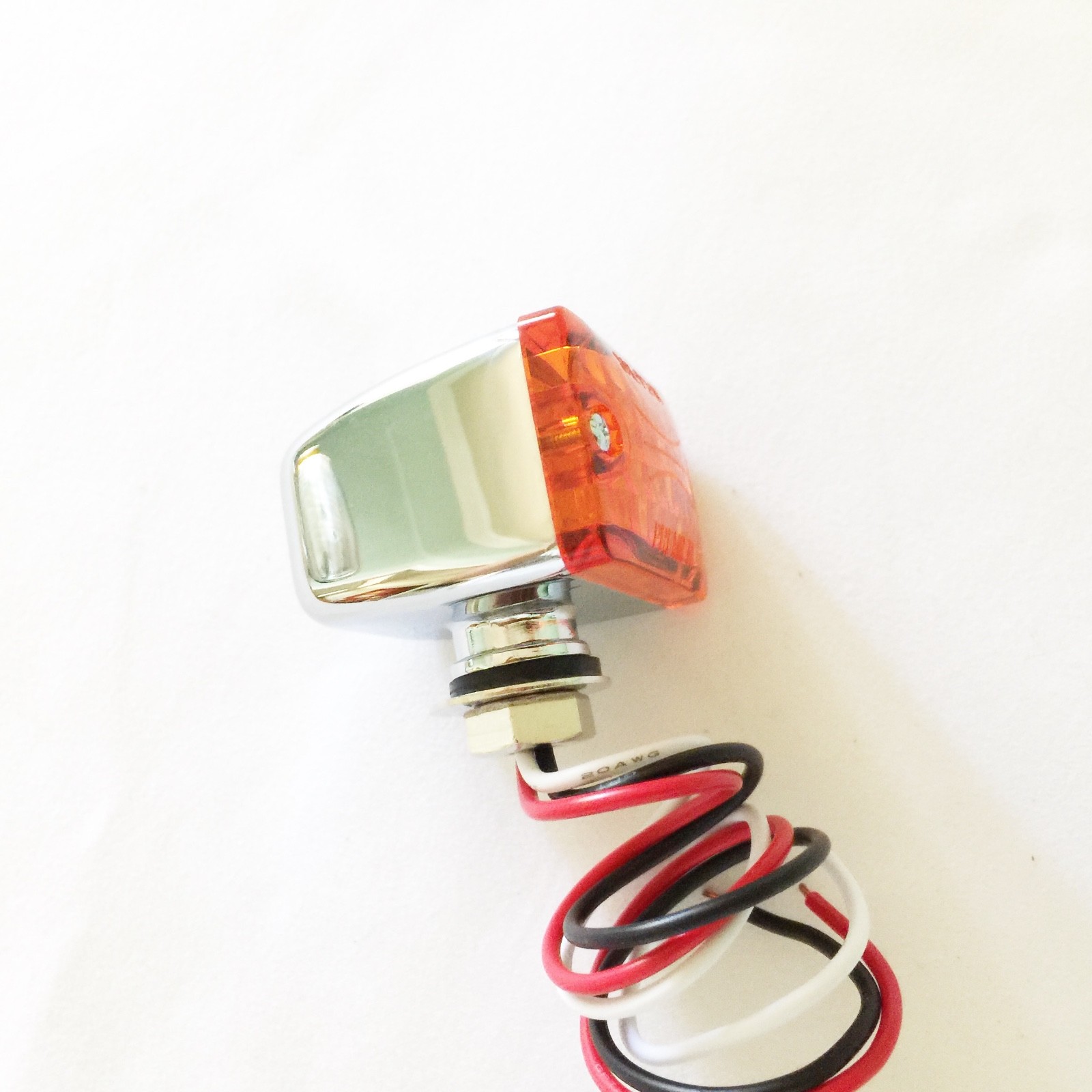 1 Pair Hot Rod Amber Turn Signal Lights - Small LED | eBay