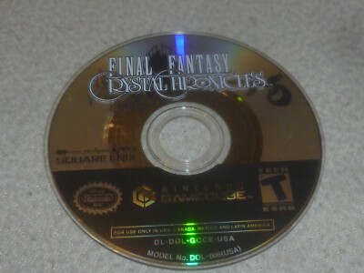 NINTENDO GAMECUBE GAME FINAL FANTASY CRYSTAL CHRONICLES DISC ONLY ...