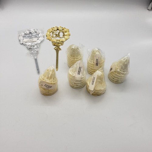 New Lot Of Cake Toppers 25th/50th Anniversary & Wedding Bell Theme (M ...