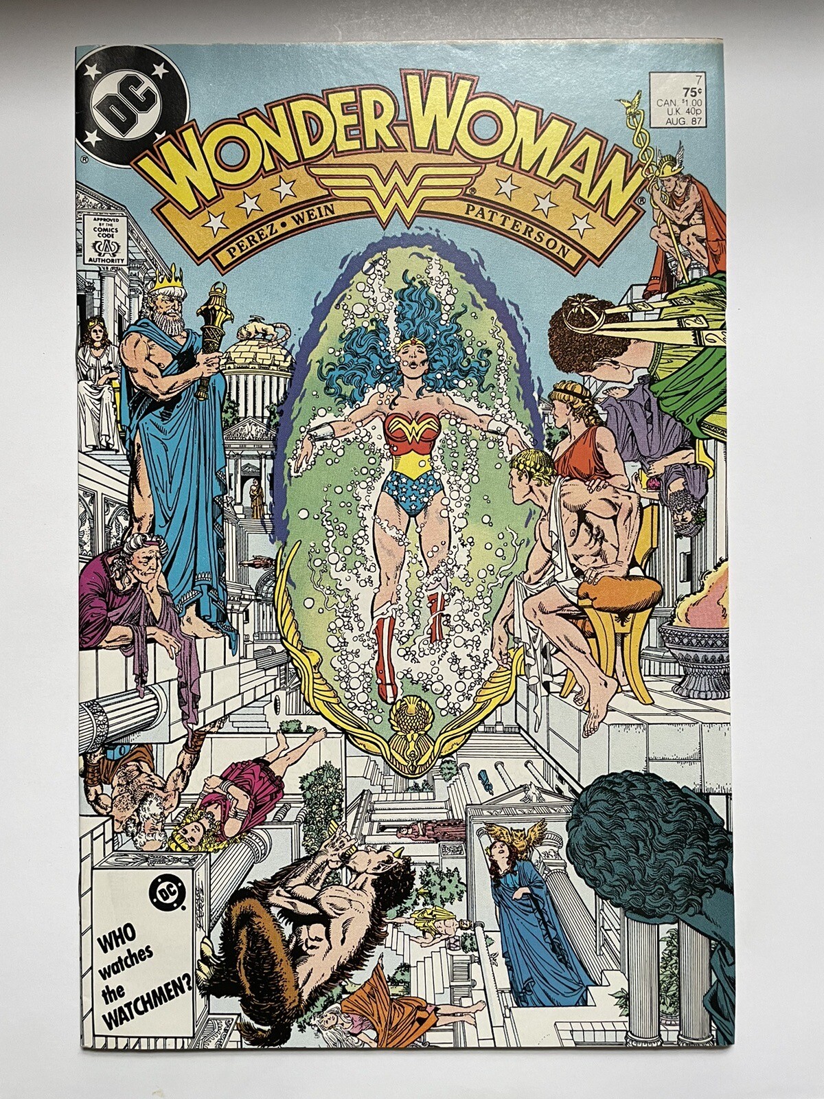 Wonder Woman #7 DC Comics Key 1st Barbara Minerva Cheetah 1987 George ...