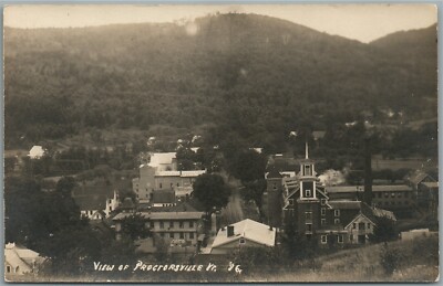 PROCTORSVILLE VT VIEW ANTIQUE REAL PHOTO POSTCARD RPPC | eBay