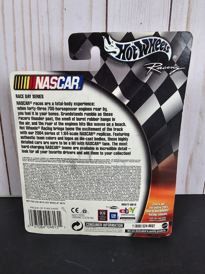 6023 NASCAR HOT WHEELS RACE DAY SERIES RICKY RUDD MOTORCRAFT #21 | eBay