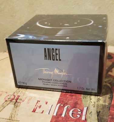 Thierry Mugler ANGEL MIDNIGHT COLLECTION PEARLY PERFUME BODY POWDER NEW ...
