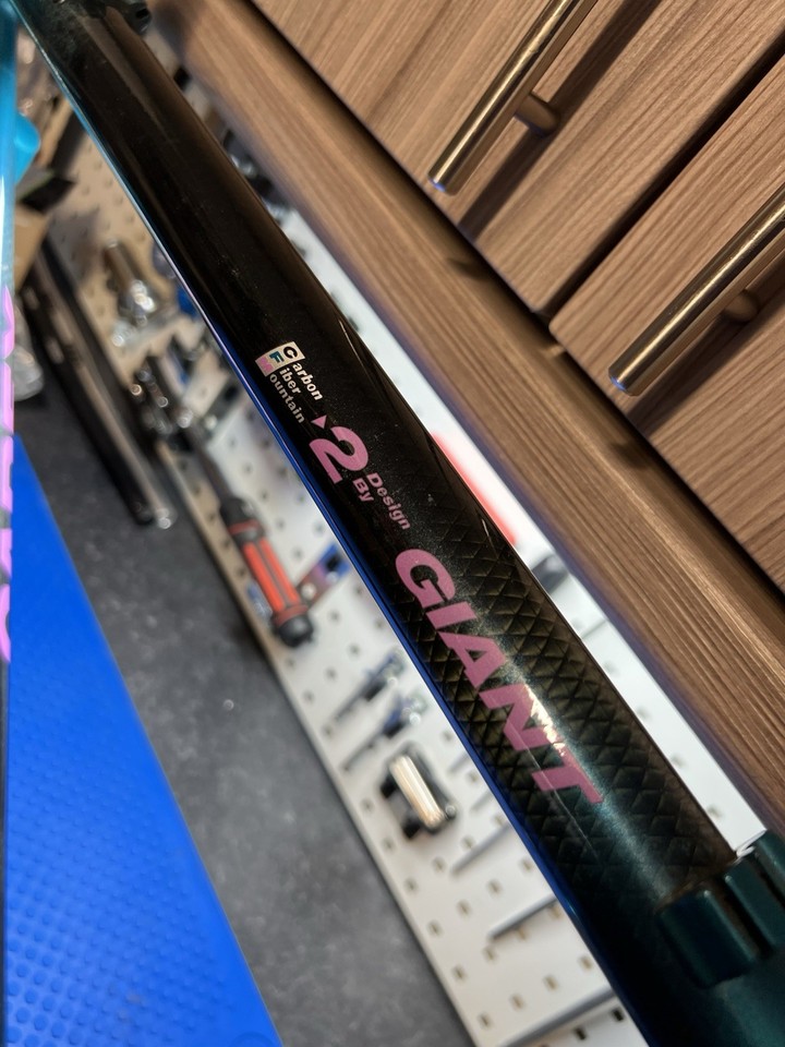 Giant Cadex CFM2 Carbon Frame and Fork Medium 18” Retro MTB Vintage 90s ...