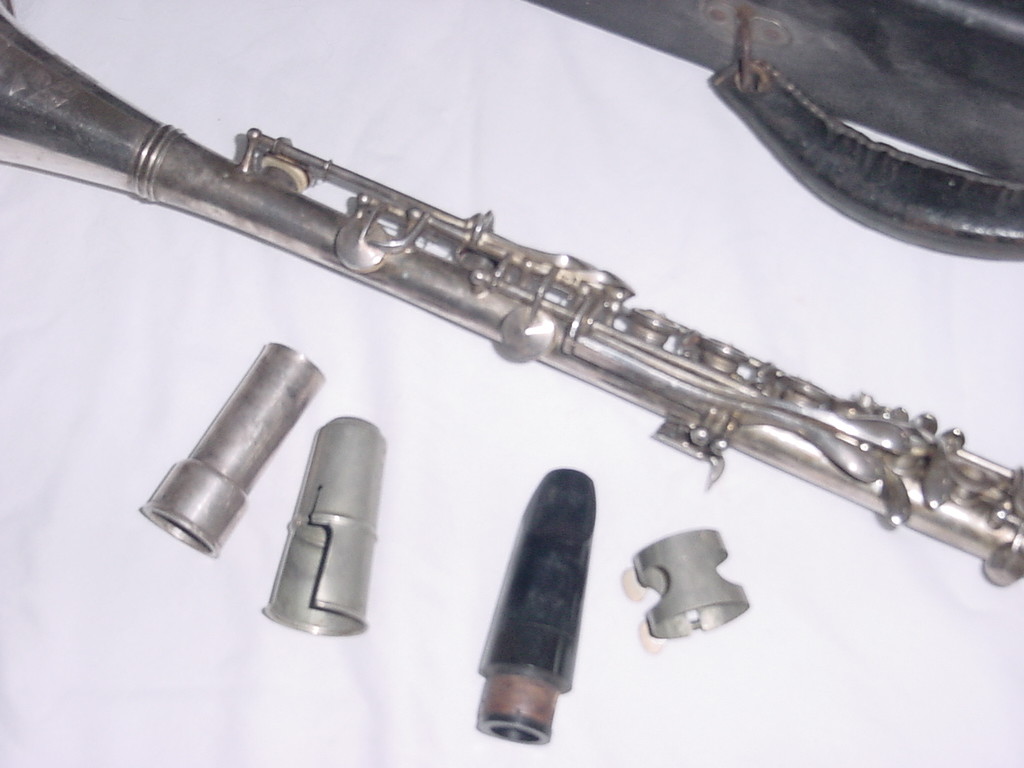 VINTAGE KING SILVER KING CLARINET STERLING SILVER MARKED BELL 1925/30 ...