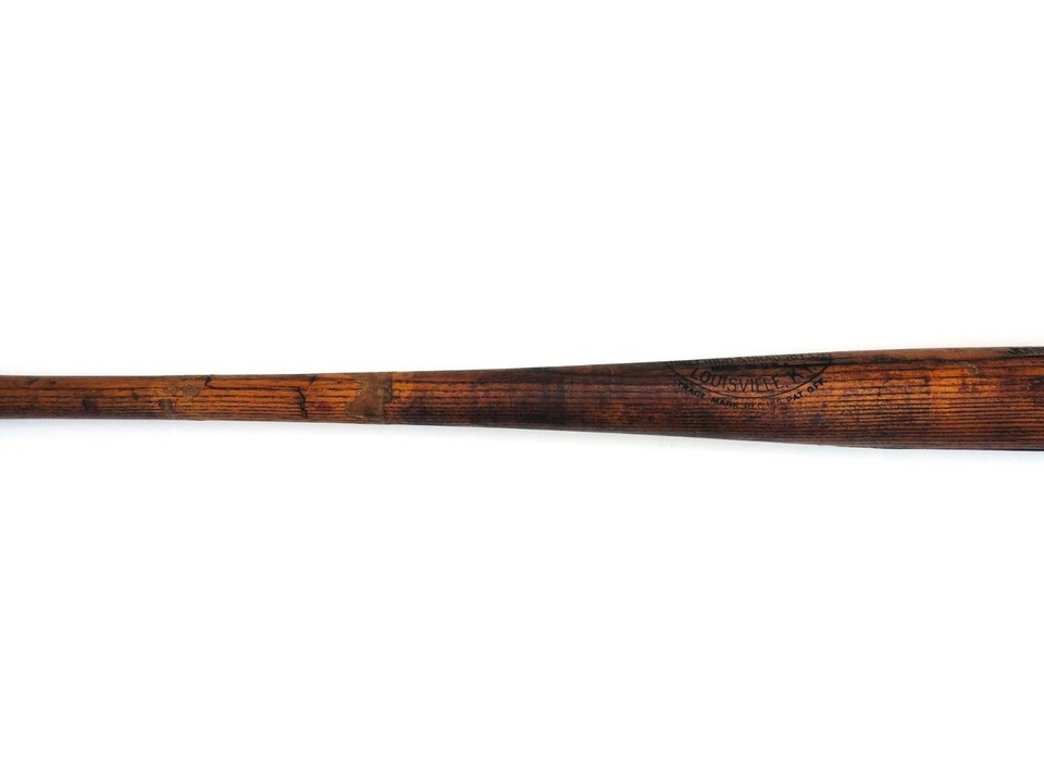 1922-31 Walter JOHNSON Game Used 125 Louisville Slugger VAULT BAT w ...
