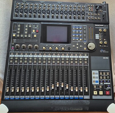 Tascam DM-24 Digital Mixer 32-Channel 8-Bus 24-bit/96kHz w/ Power, TDIF ...