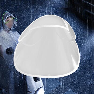 Raincoat Hat Shield Visor Raincoat Parts Transparent Raincoat ...